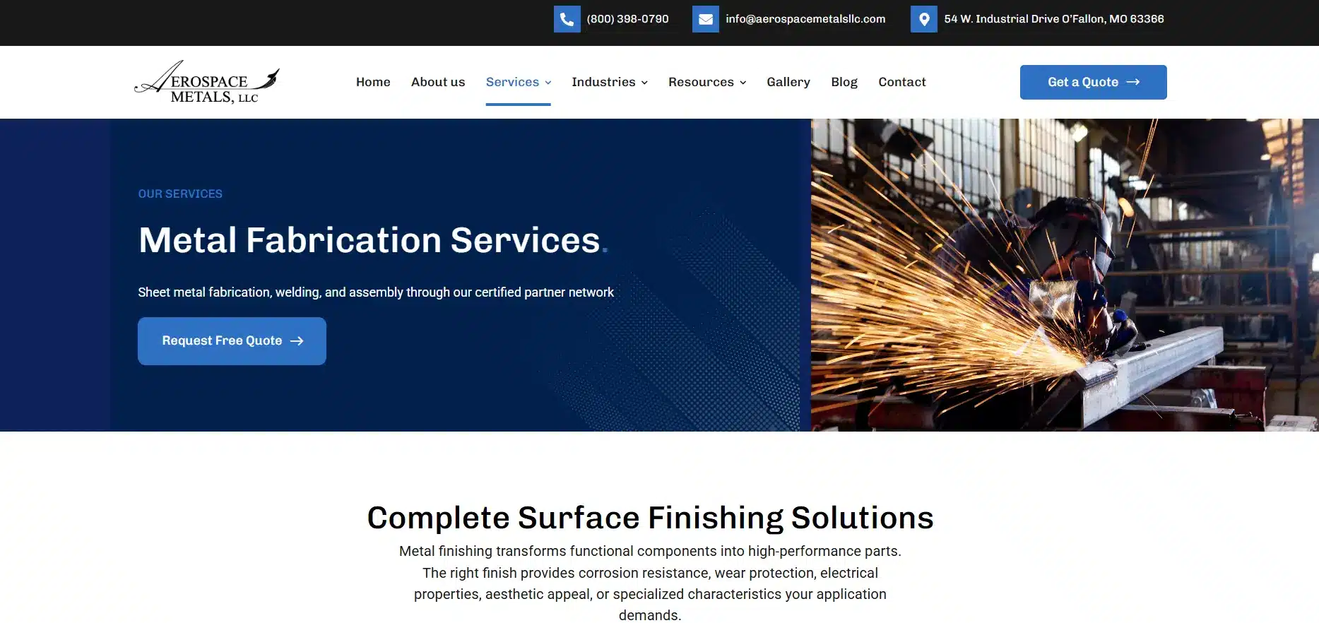 Precision Metal Fabrication Services | Aerospace Metals