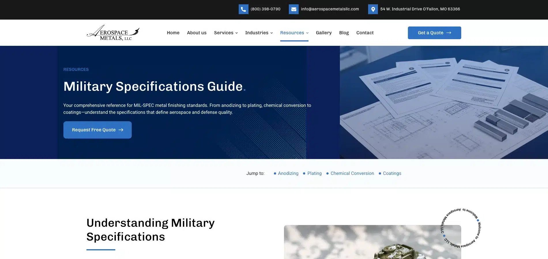 MIL Spec Standards & Downloads | Aerospace Metals